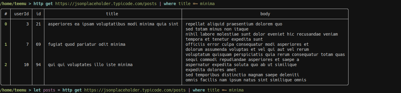 Nushell - a second shell to supercharge your workflow - Gofore